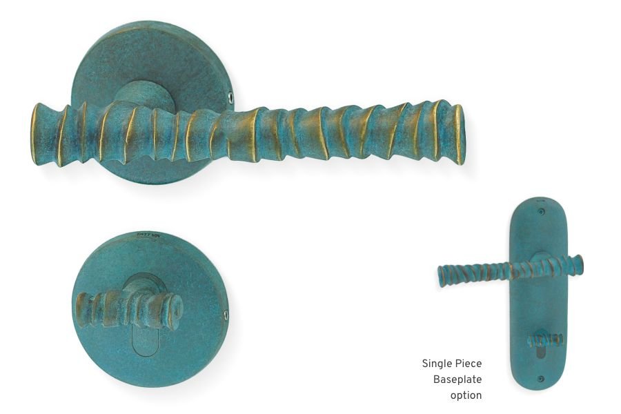 Buy Coil Mortise Handle Designer Brass | Mukul Goyal