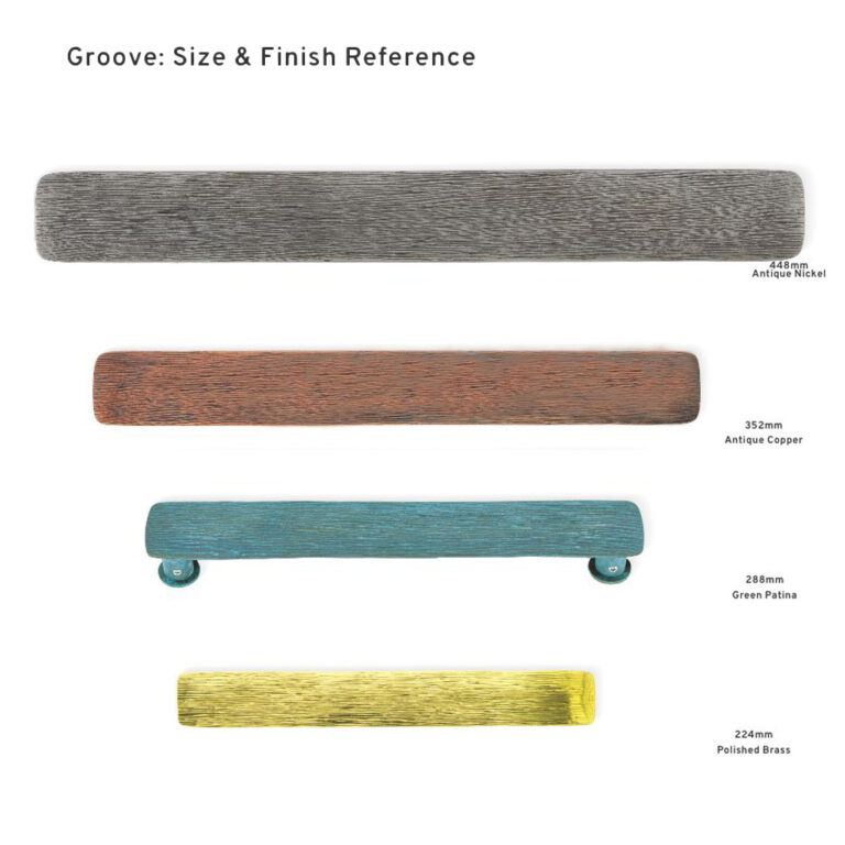 Buy Groove Door Pull Handles Luxury Brass | Mukul Goyal